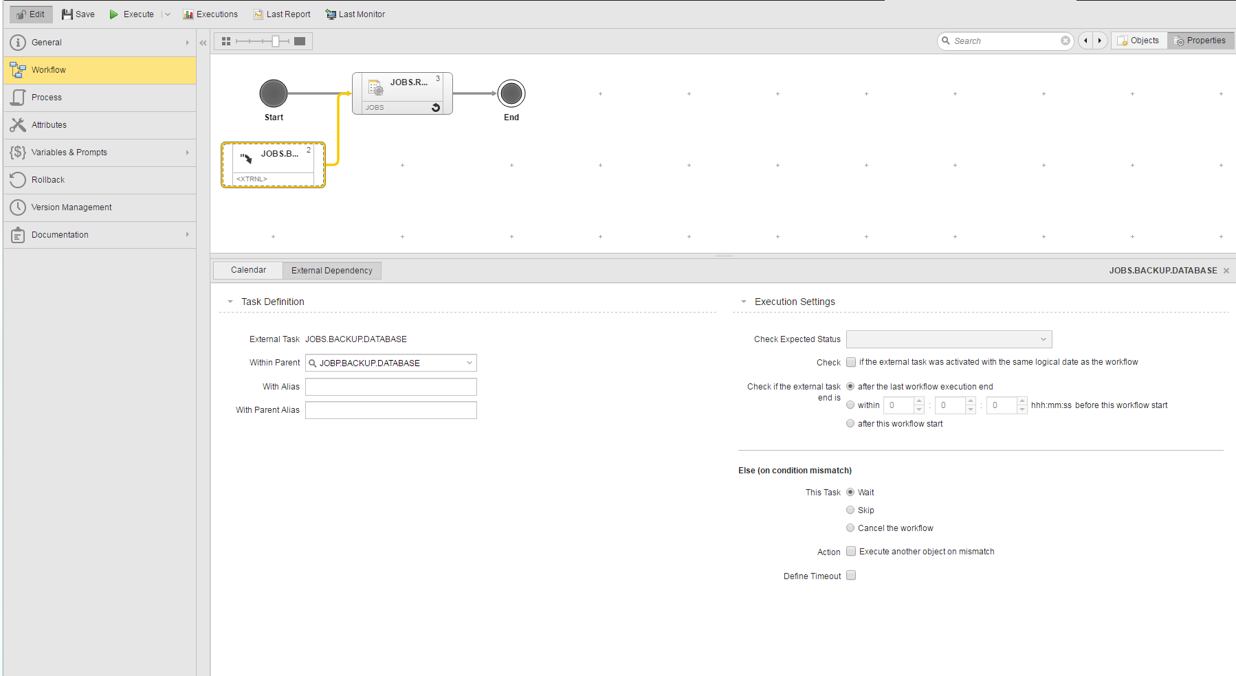 External Workflow Dependencies 